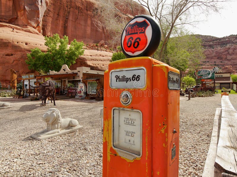 Gas pump stand museum editorial photography. Image of travel - 73487657