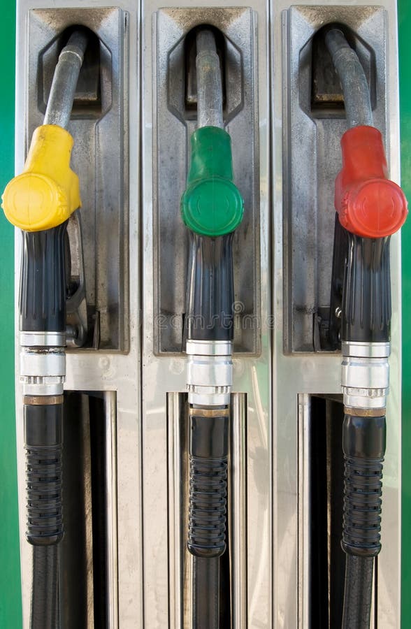 Gas pumps stock photo. Image of nozzle, green, energy - 16896448