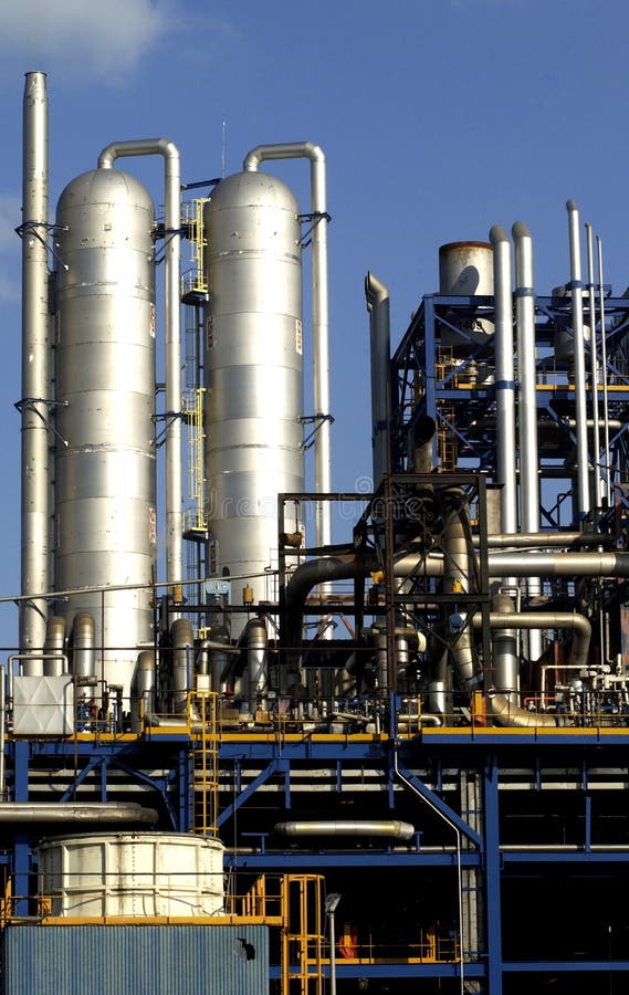 Gas refinery stock photo. Image of producing, production - 8809156
