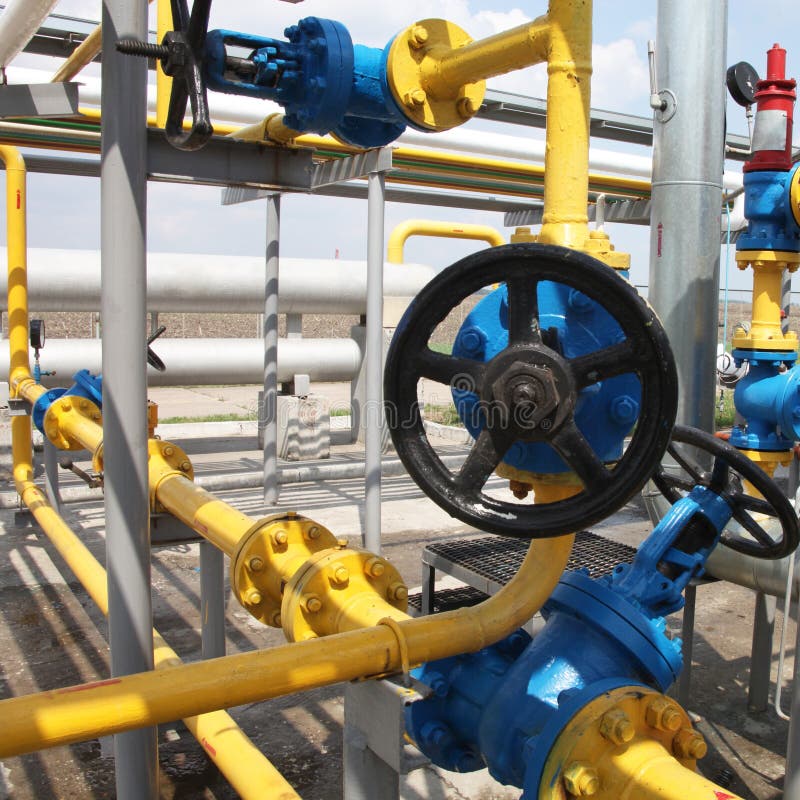 Gas refinery stock image. Image of fuel, petrol, distillation - 23661245