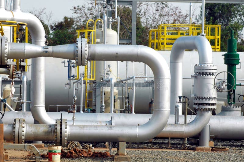 Gas refinery pipe stock image. Image of energy, fuel, pipe - 979005