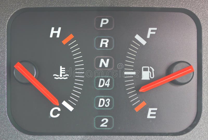 Gas Scale & Temperature Scale Stock Photo - Image of scale, dashboard ...