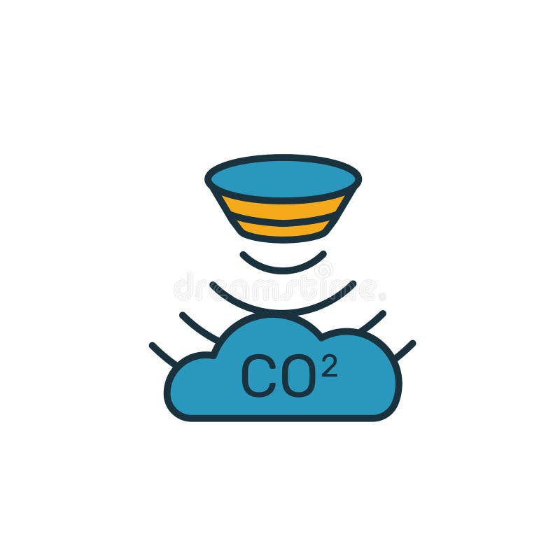 Gas Sensor Icon Simple Element From Sensors Icons Collection Creative