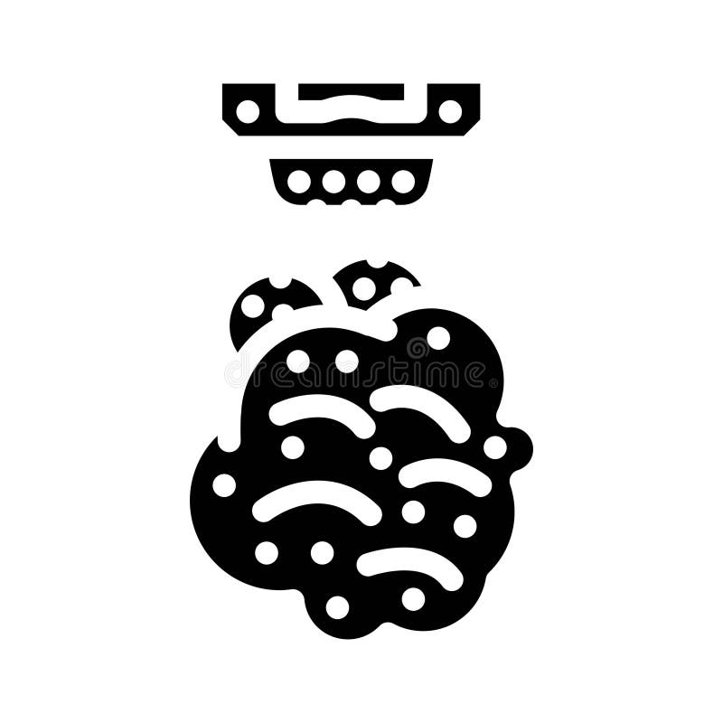 Gas Sensor Module Glyph Icon Vector Illustration Stock Illustration ...