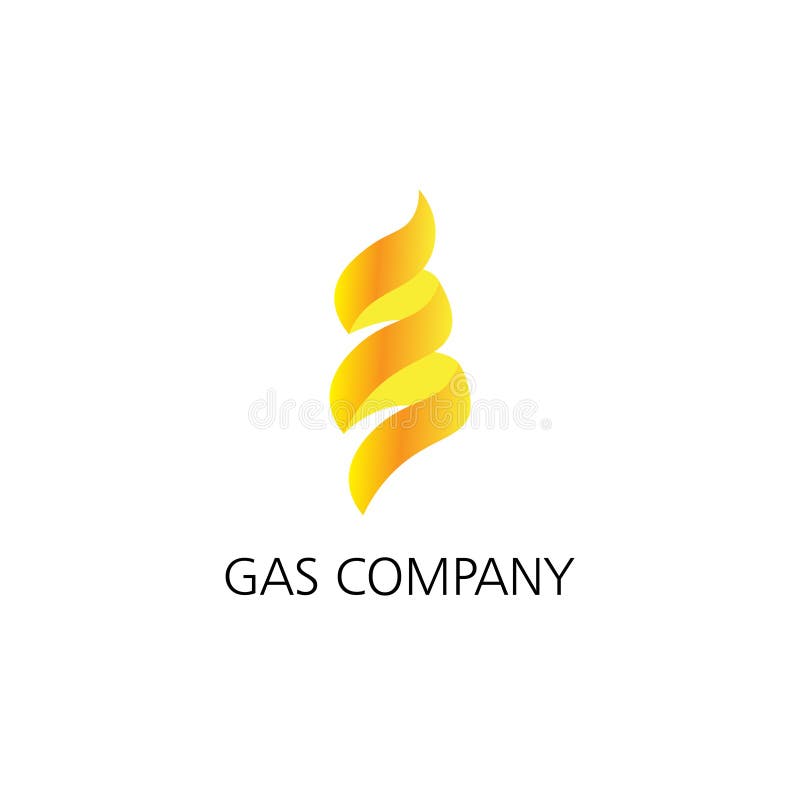 Gas services company logo stock vector. Illustration of connected ...
