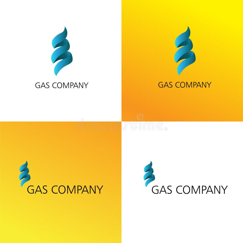 Gas services company logo stock vector. Illustration of communication ...