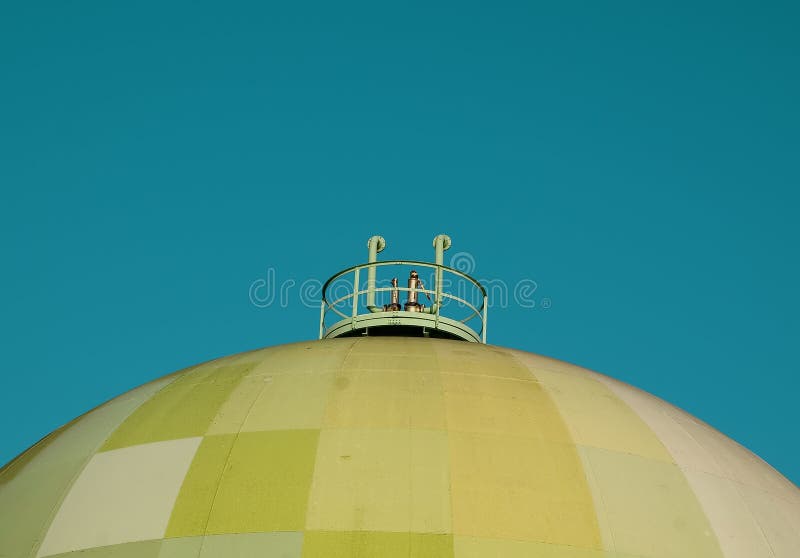 Gas sphere stock photo. Image of reflection, industry - 50189296