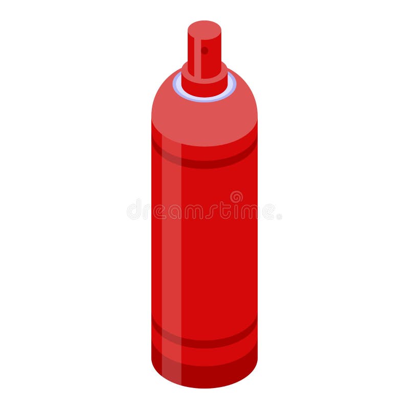 Gas Spray Bottle Icon, Isometric Style Stock Vector - Illustration of ...