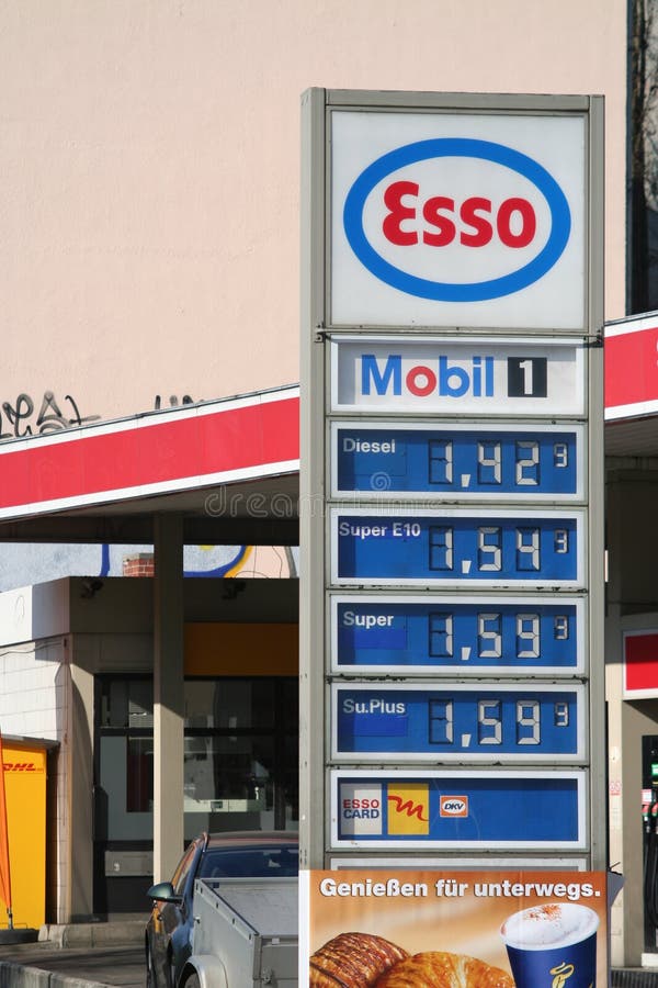 Gas station editorial stock photo. Image of station, germany - 18676413