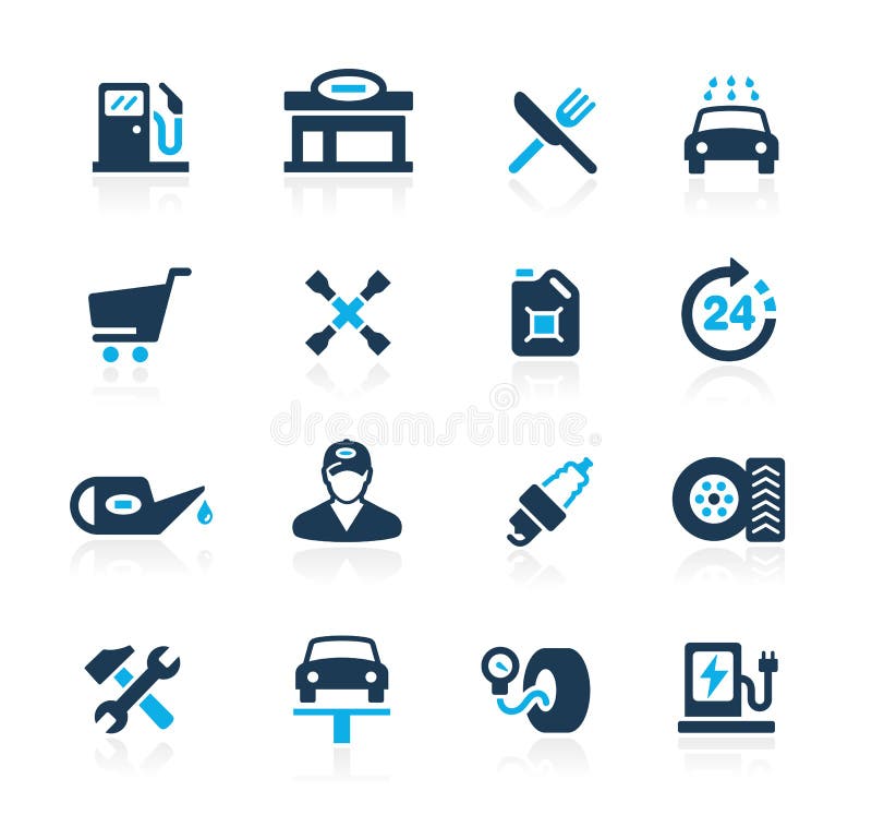 Connectivity Icons Azure Series Stock Vector - Illustration of ...