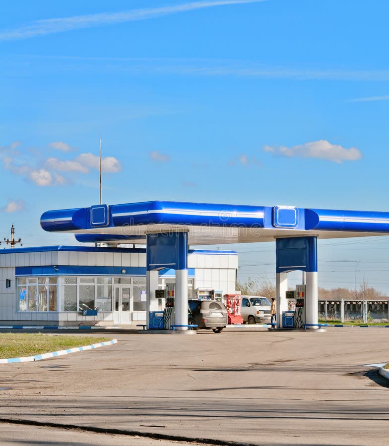 Gas Station stock image. Image of premium, petroleum - 22061607