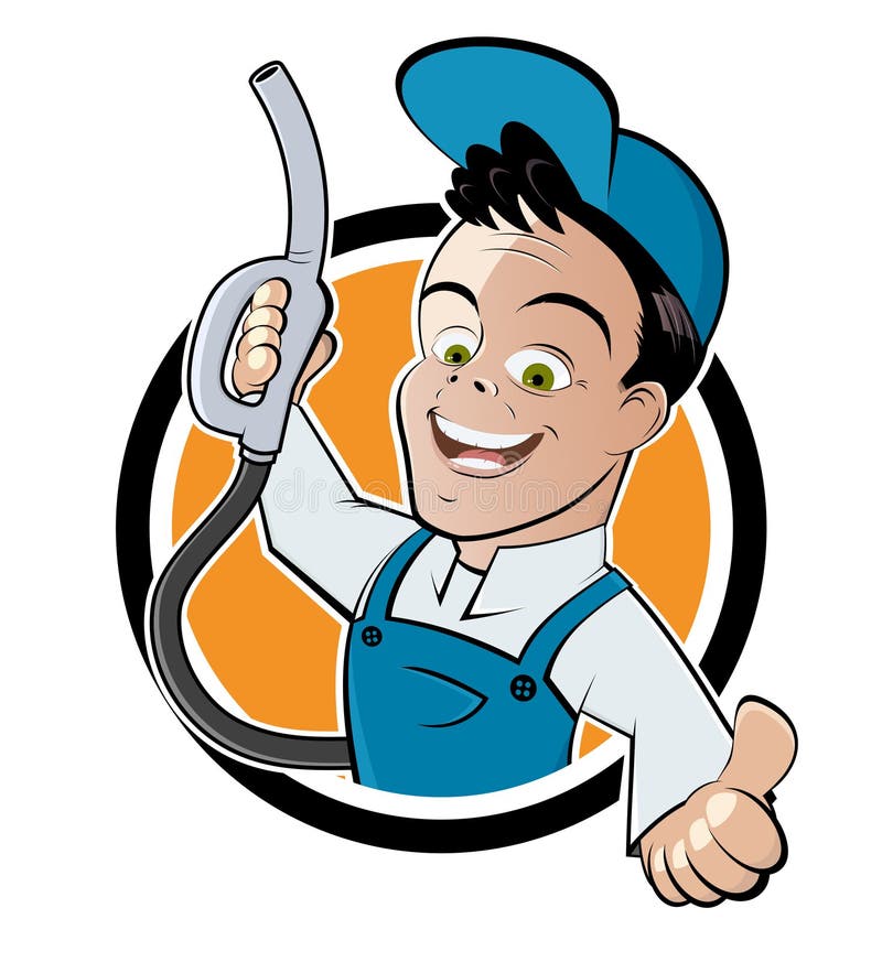 Cartoon Gas Station Clip Art