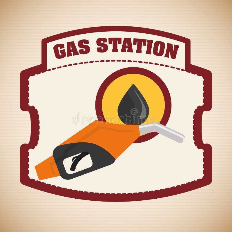 Gas Station design stock vector. Illustration of design - 59042717