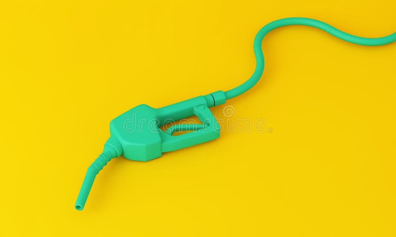 Gas Station Fuel Pump Abstract Background. 3D Rendering Stock ...