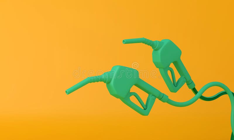 Gas Station Fuel Pump Abstract Background. 3D Rendering Stock ...
