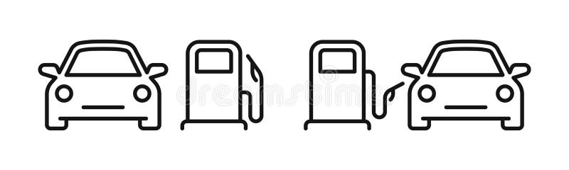 Gas Station. Fuel Vector Icon. Refueling Station Stock Vector ...