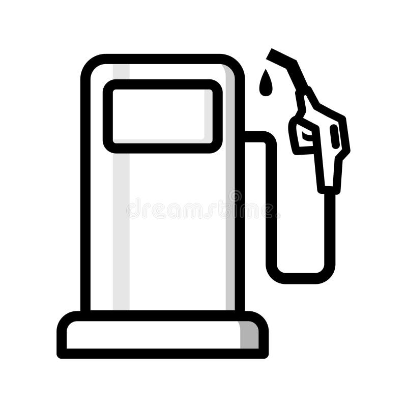 Gas Station Icon Vector Design Template Basic RGB Stock Vector - Illustration of icon, charge ...