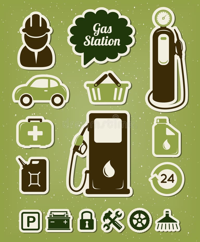 Gas Station Pictogram Stock Illustrations – 6,086 Gas Station Pictogram ...