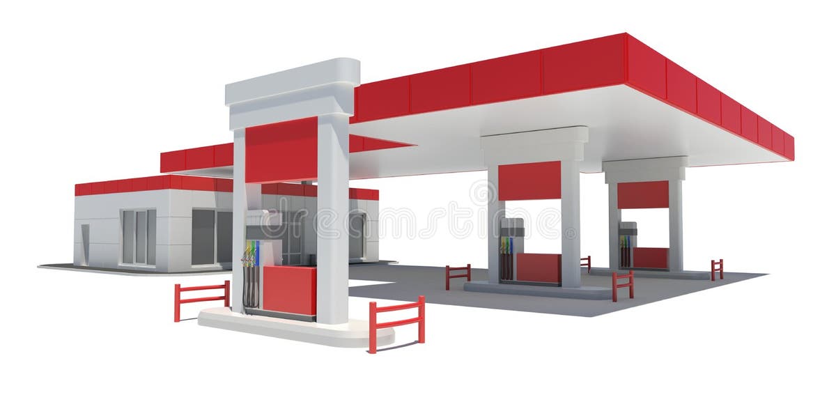 Gas Station Render Stock Illustrations – 1,964 Gas Station Render Stock ...