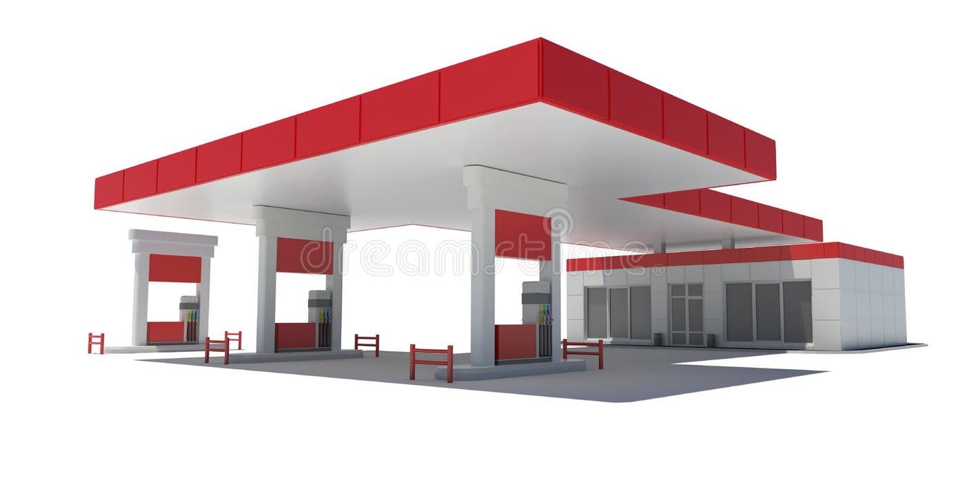 Gas Station Render Stock Illustrations – 2,191 Gas Station Render Stock ...