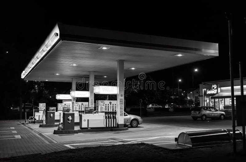 180 Shell Gas Station Night Photos - Free & Royalty-Free Stock Photos ...