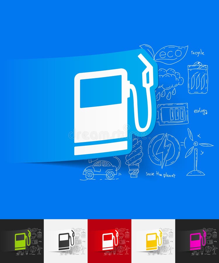 Energy Gas Vector Set Doodles Stock Illustrations – 14 Energy Gas ...