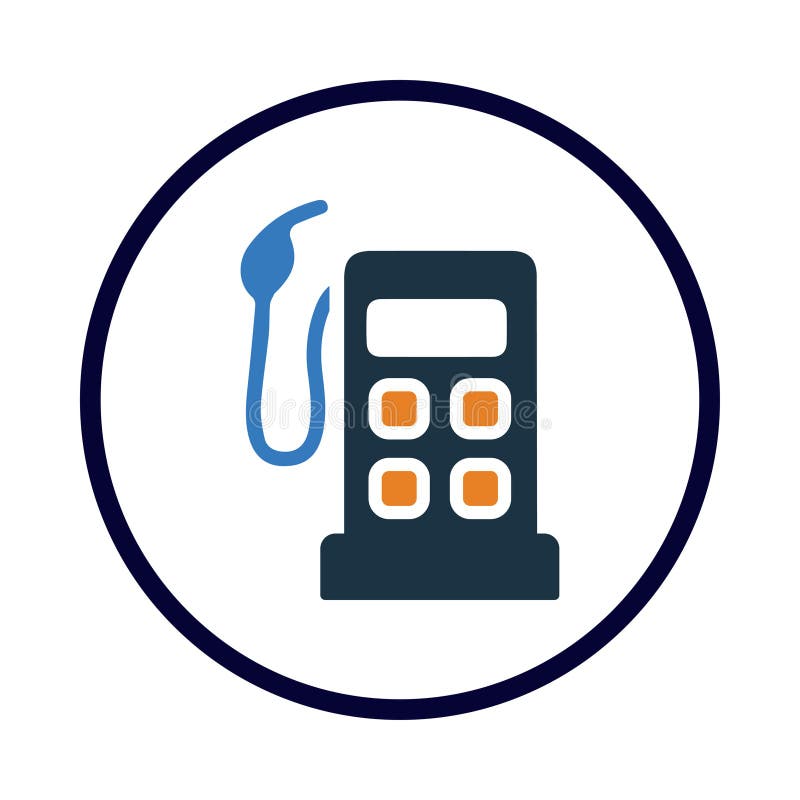 Gas Station, Petrol Station, Fuel Pump, Fuel Station Icon Stock Vector ...