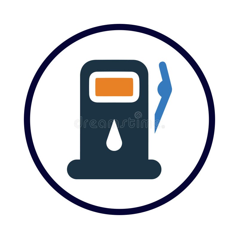 Gas Station, Petrol Station, Fuel Pump, Fuel Station Icon Stock Vector ...