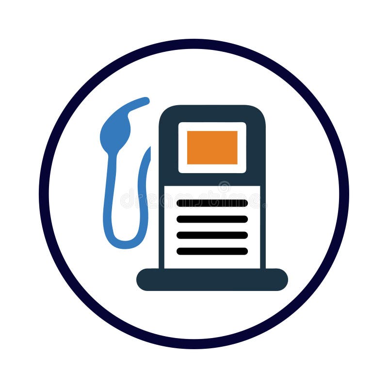 Gas Station, Petrol Station, Fuel Pump, Fuel Station Icon Stock Vector ...