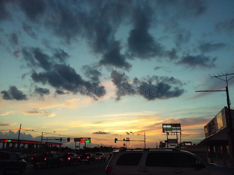 Gas Station Sunset in Fort Worth Editorial Image - Image of fort, worth ...
