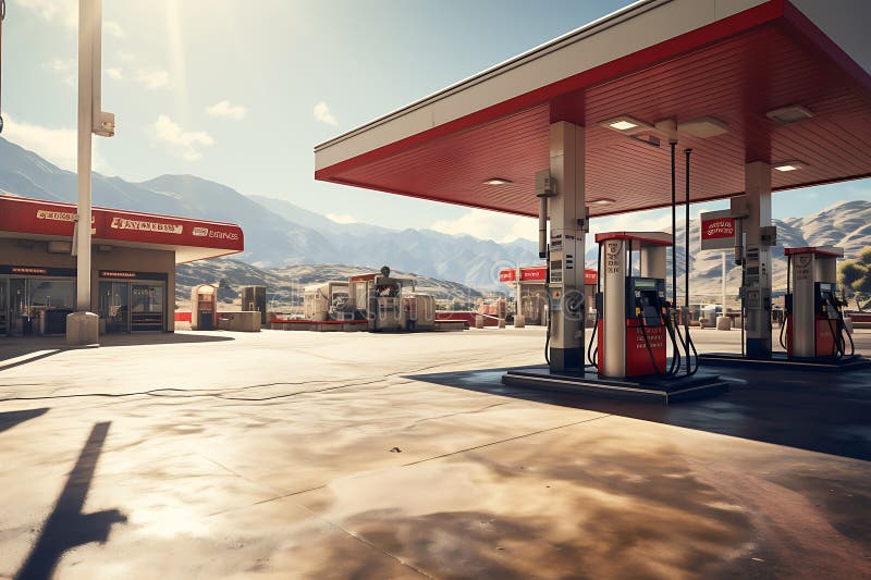 Shell Gas Station Stock Illustrations – 109 Shell Gas Station Stock ...