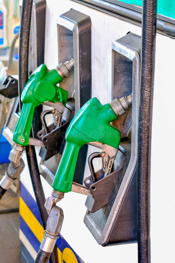 Filling a Car with Low Octane Gasoline Stock Photo - Image of pump ...