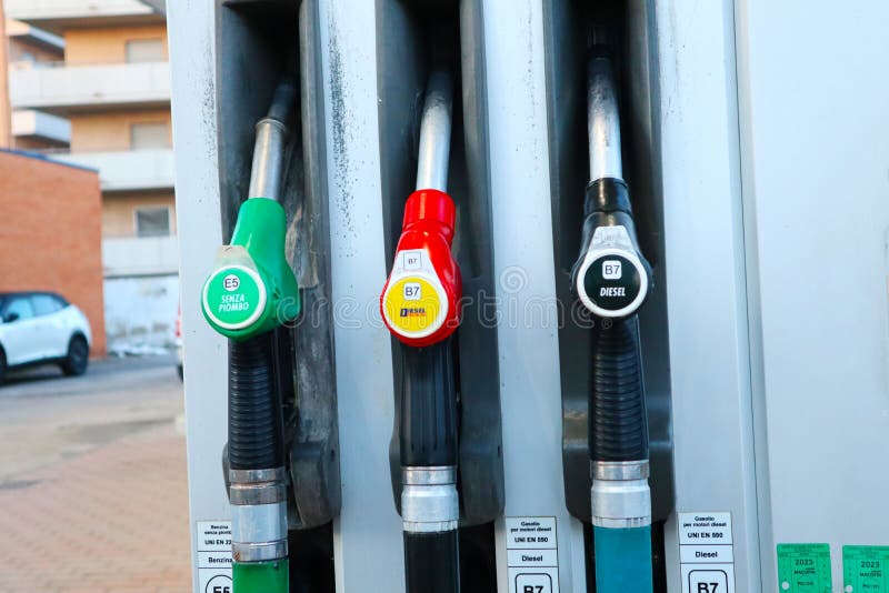 Gas Station, View of Fuel Pump Editorial Image - Image of view ...