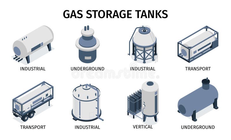 Isometric Storage Tanks Stock Illustrations – 146 Isometric Storage ...
