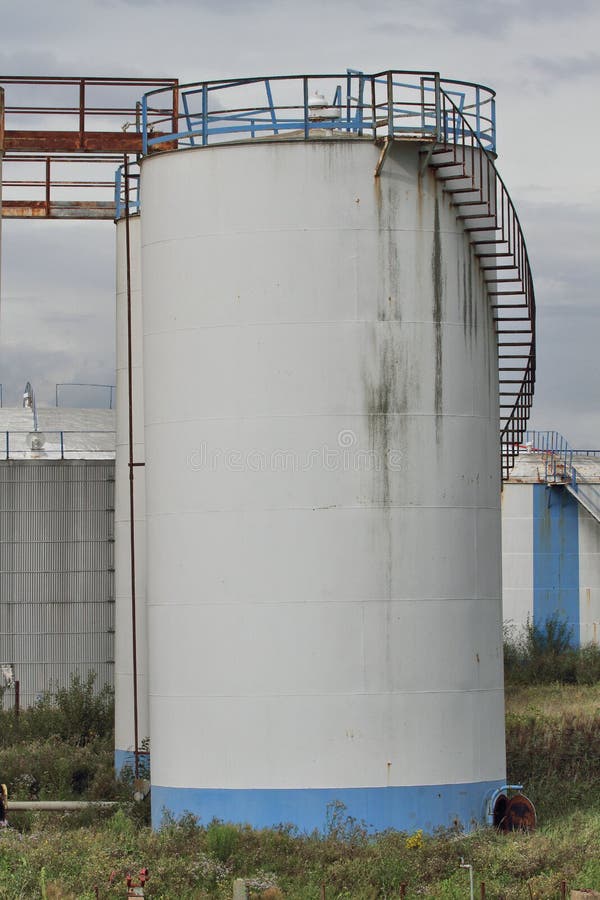 Gas Storage Terminal stock image. Image of fuel, petrochemical - 59180679