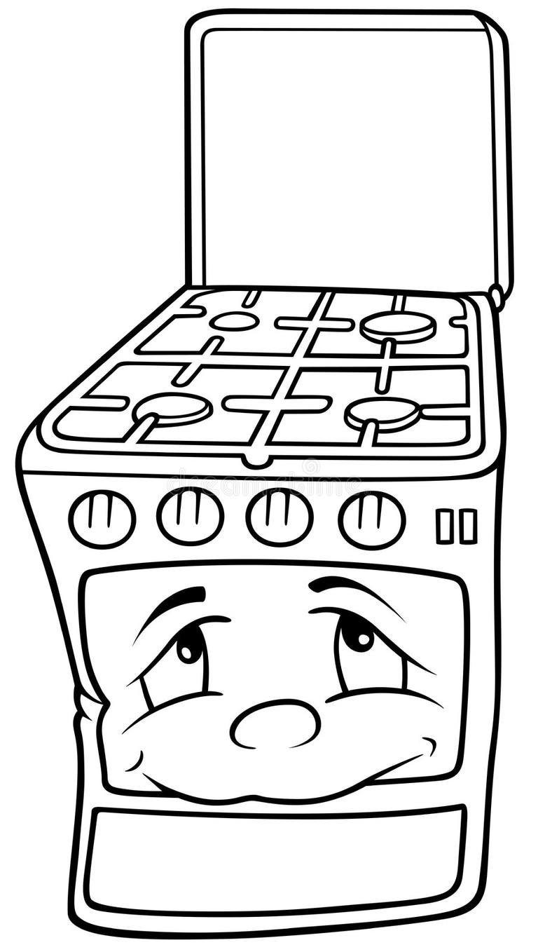 Stove Outline Stock Illustrations – 18,416 Stove Outline Stock ...