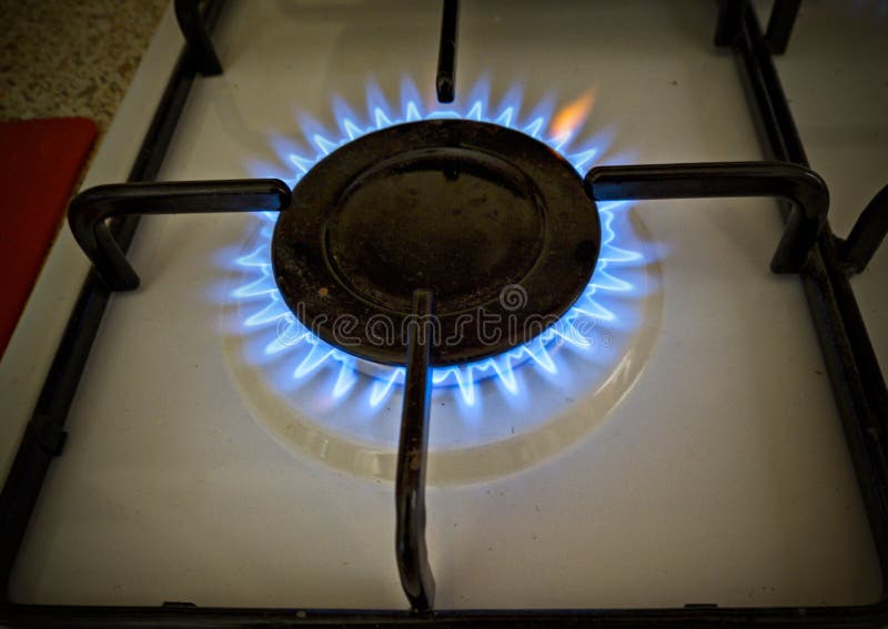 Gas stove stock photo. Image of cooking, plyn, fire - 255967982