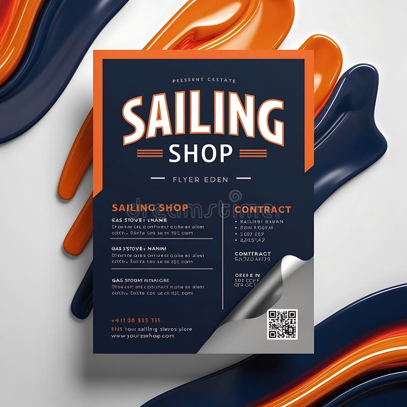 Gas Stove Flyer Banner Template Design Stock Illustration ...