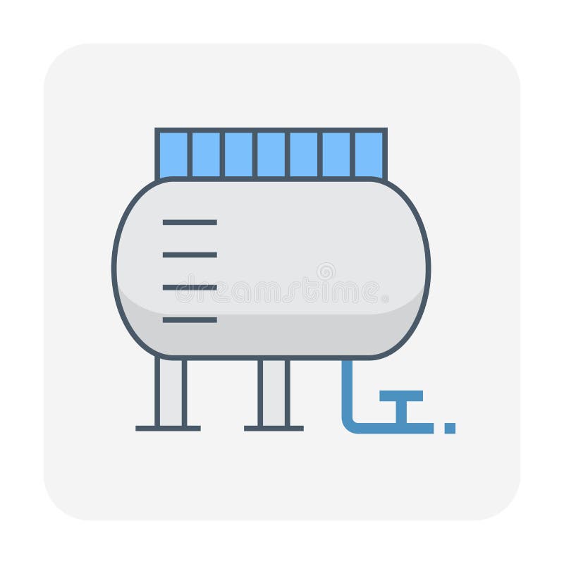 Gas storage icon stock vector. Illustration of liquid - 93691736