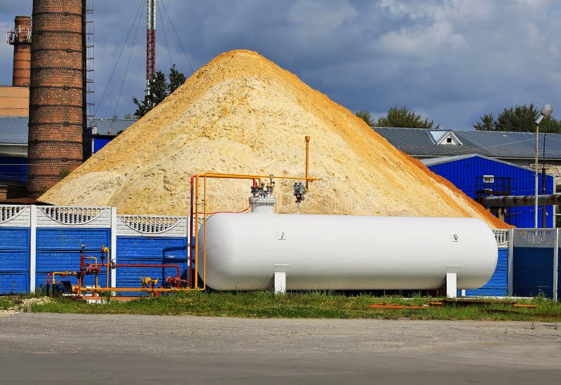 Gas tank stock photo. Image of storage, technology, capacity - 57884022
