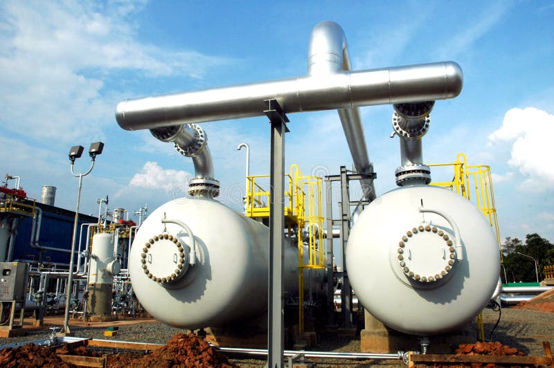 Gas distribution facility stock photo. Image of flow, fuel - 979054