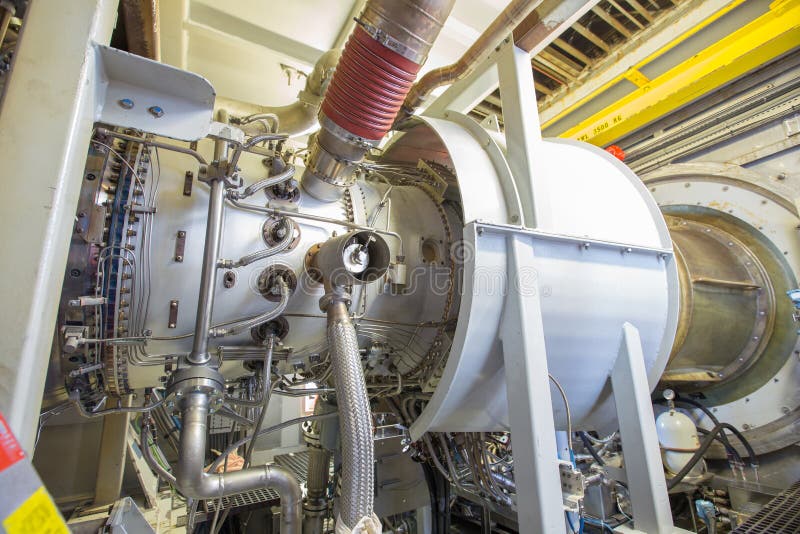 Plane Installation of Water and Natural Gas Stock Photo - Image of ...