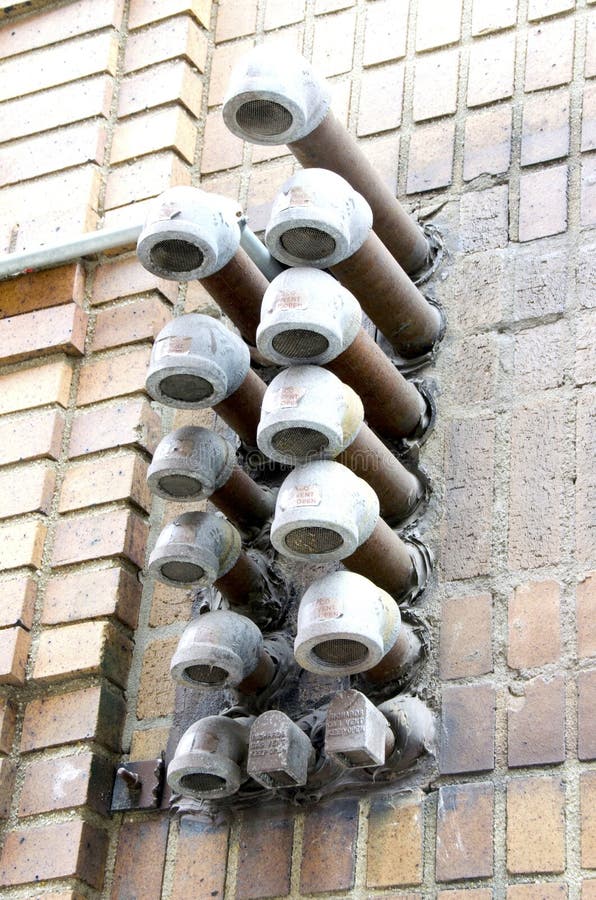 Gas Vents stock image. Image of venting, industrial, wall - 72327771
