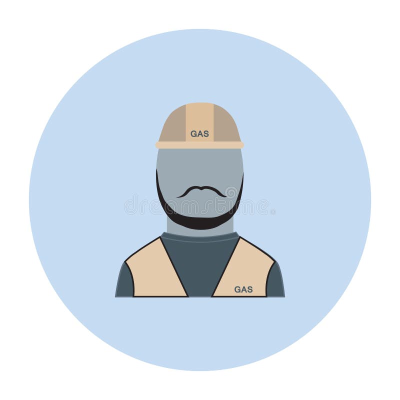 Gas Worker. Vector Illustration Decorative Design Stock Vector ...