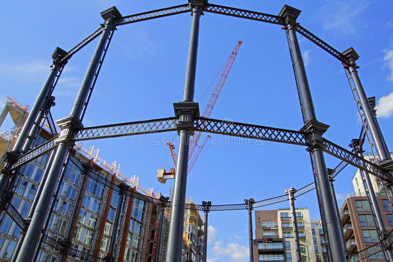 Gas works stock image. Image of works, construction, facility - 56436477