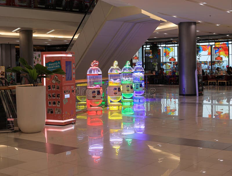 Gashapon or Capsule Toy Vending Machine at Shopping Mall Editorial ...