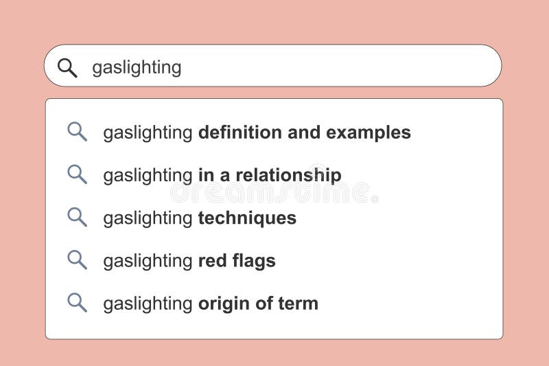 Gaslighting Manipulation Problem Stock Vector - Illustration of subject ...