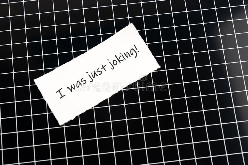 Gaslighting Text on Adhesive Note - I Was Just Joking Stock Photo ... Gaslighting Text on Adhesive Note - I Was Just Joking Stock Photo ...