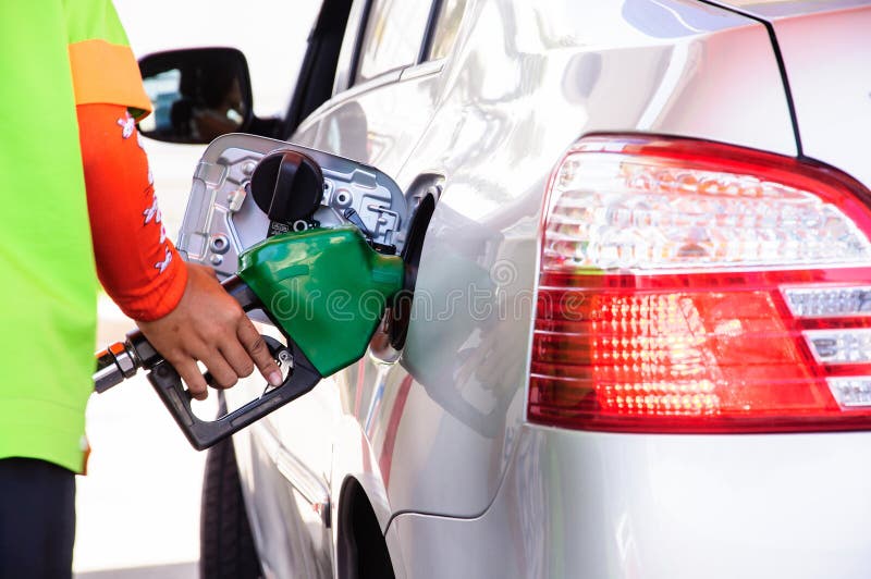 Gasoline car refilling stock photo. Image of power, refuel - 32024126