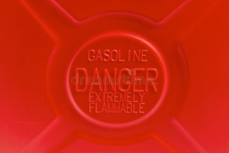 Gasoline is dangerous stock image. Image of aware, large - 14222031